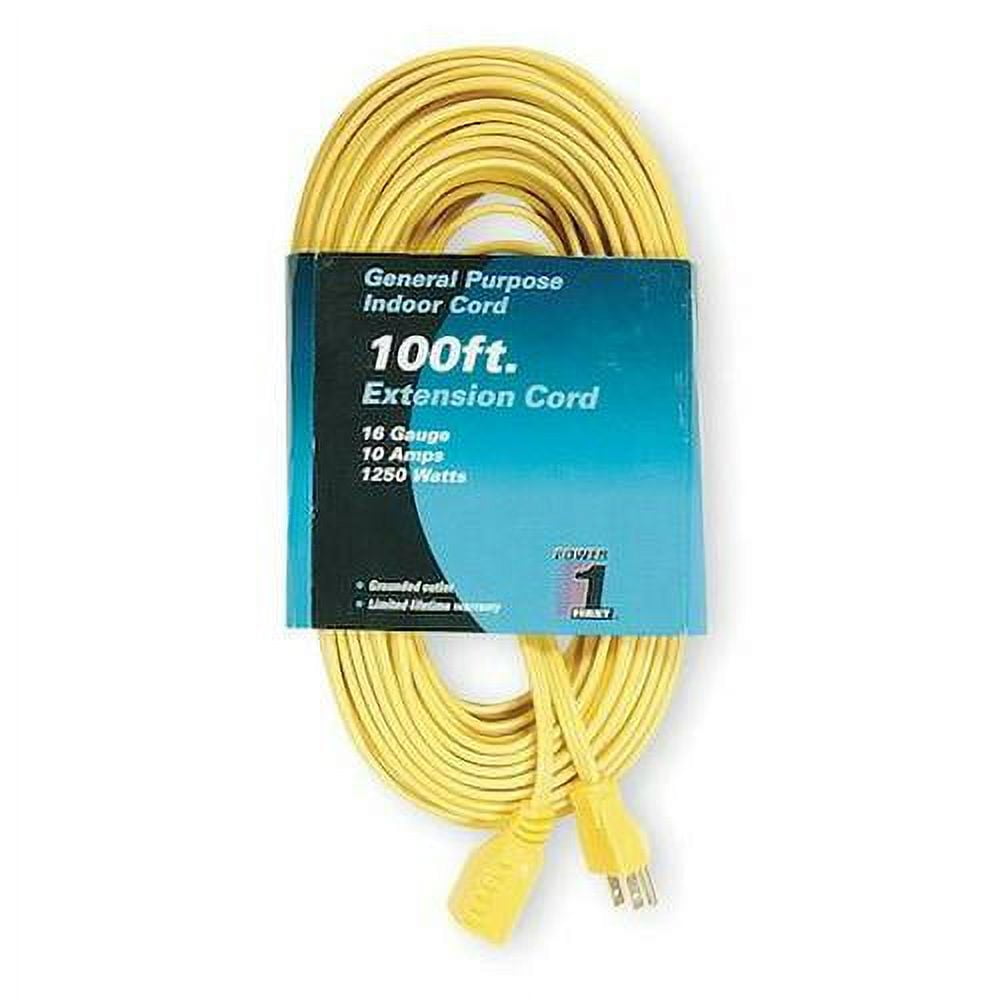 Power First 100 ft. 16/3 Extension Cord SPT-2 - Walmart.com