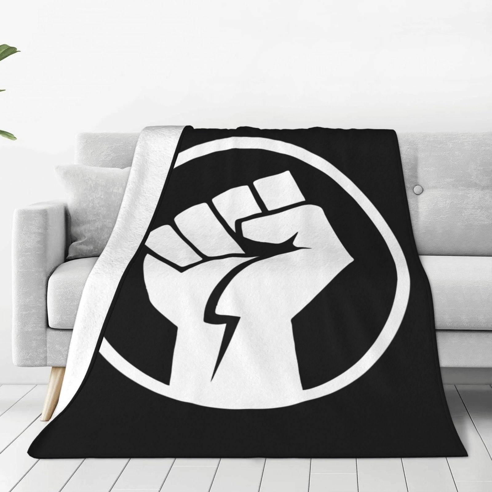 Power Fist Bed Blanket Fleece Throw Blankets Sofa Plush Soft Blankets ...