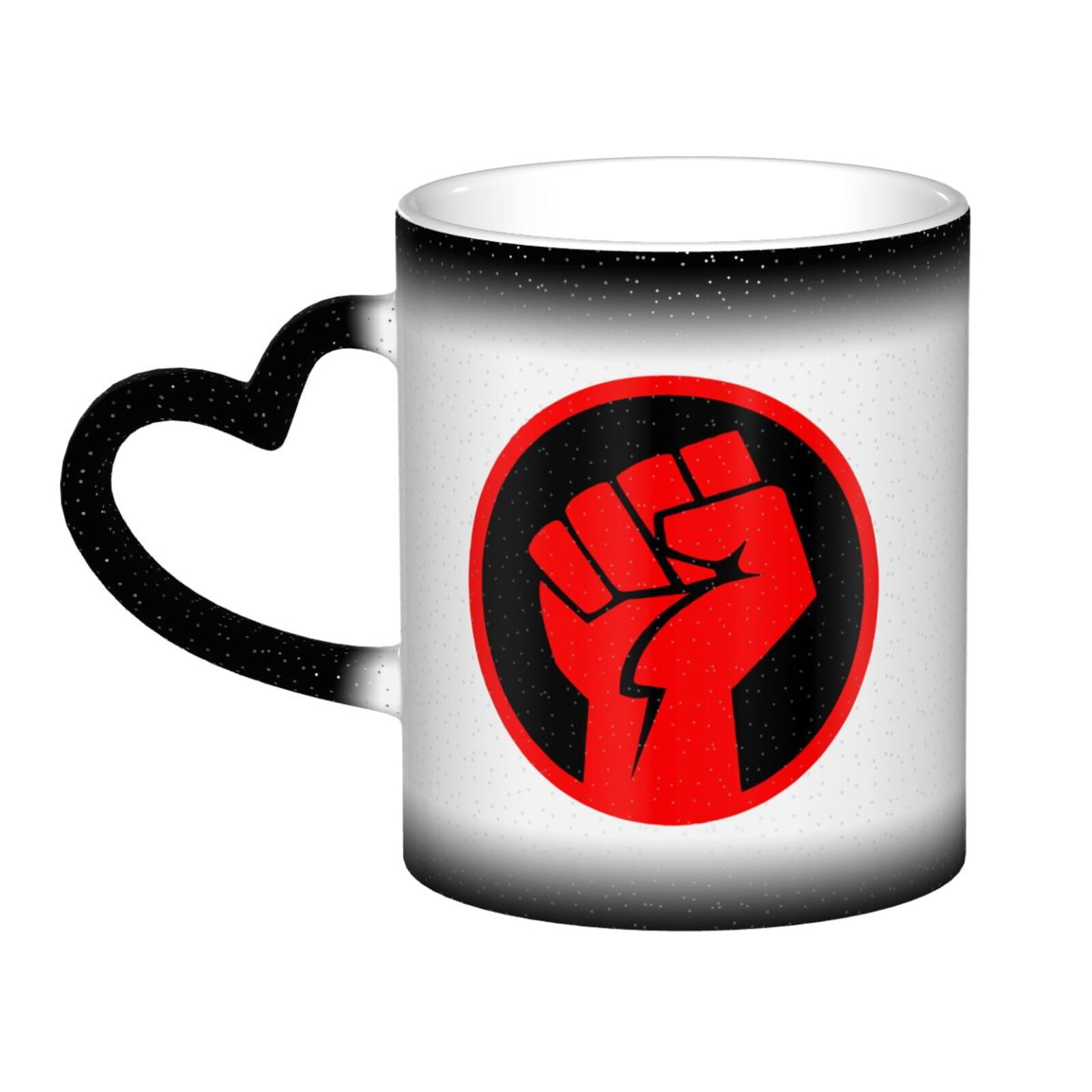 Power Fist Ceramic Coffee Mug Magic Tea Mug for Office Home Heat ...