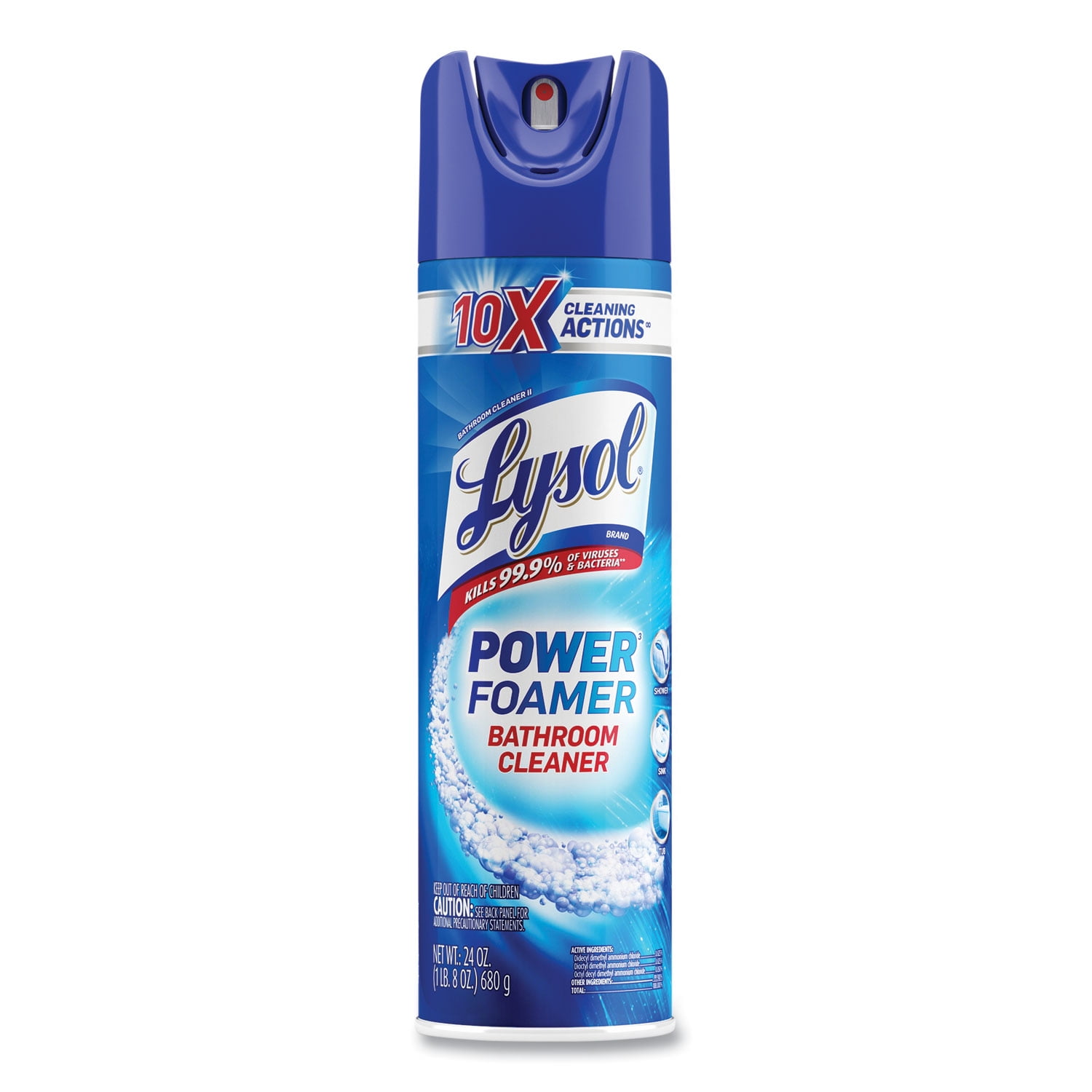 Power Foam Bathroom Cleaner, 24 Oz Aerosol Spray | Bundle of 2 Each ...