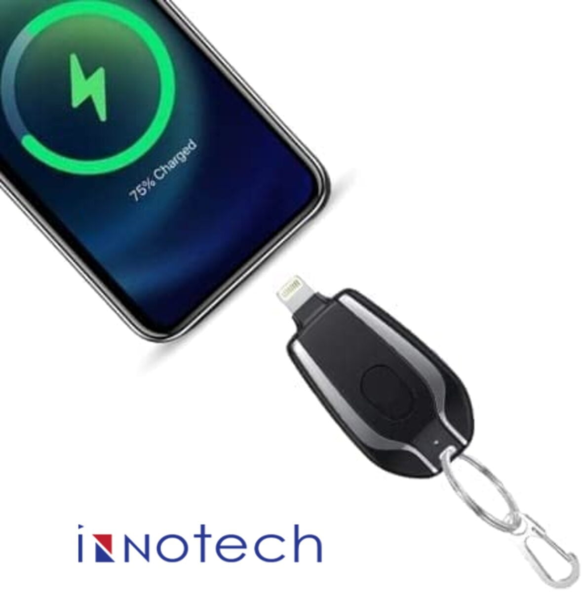 Innotech Mini Power Bank, Portable, Rechargeable, Keychain Charger for ...