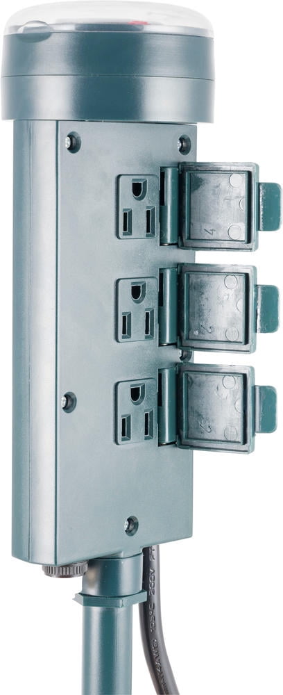 Power Gear 6-Outlet Yard Stake Timer, Green - Walmart.com