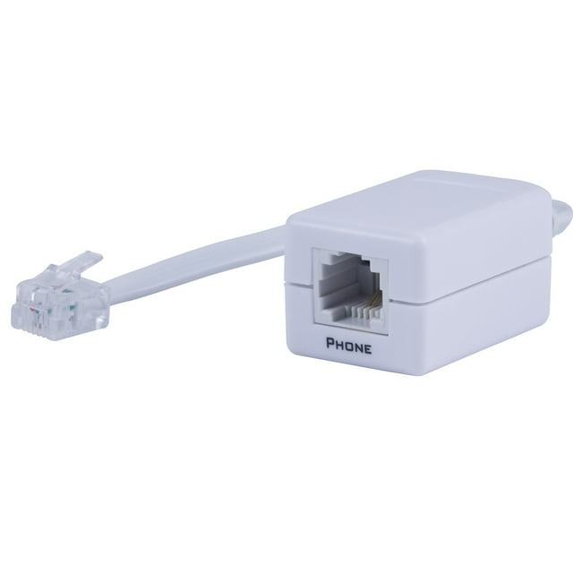 Power Gear DSL Telephone Line Filter, White- 76246 - Walmart.com