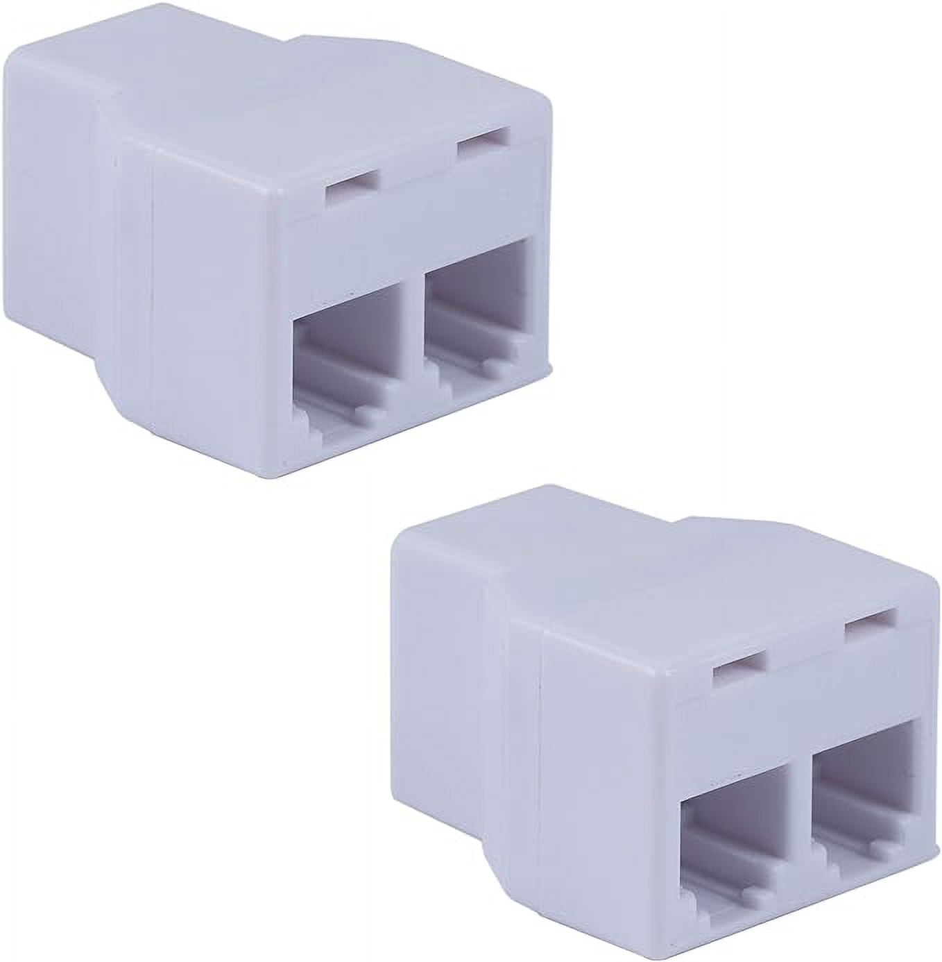 Power Gear Duplex in-Line Coupler, 2 Pack, Ideal for Answering Machines ...