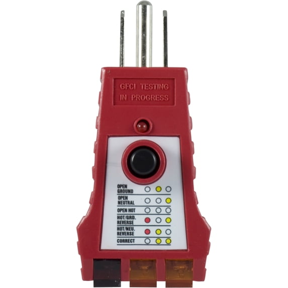 Power Gear GFCI Receptacle Tester – 50957 - Walmart.com