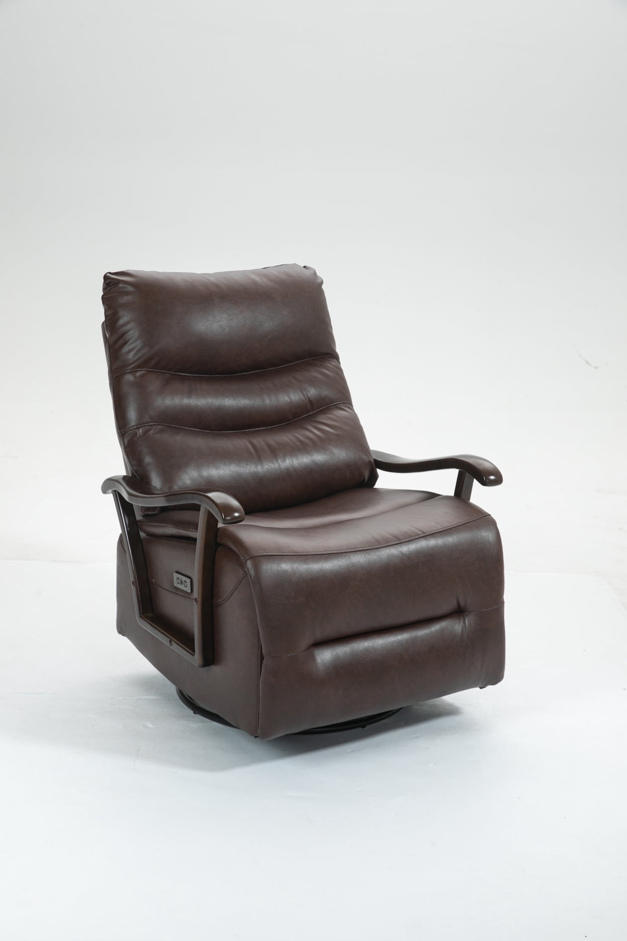 Power Glider Swivel Rocker Recliner Chair - Extra Wide 27" Seat with ...