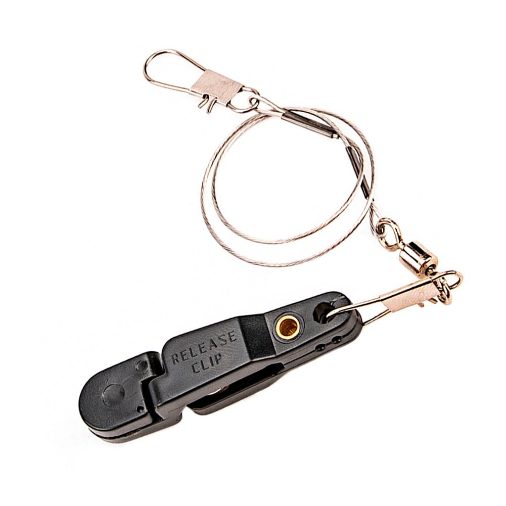 Power Grip+Leader Release Clip Trolling Snap Release Clip 20cm Black ...