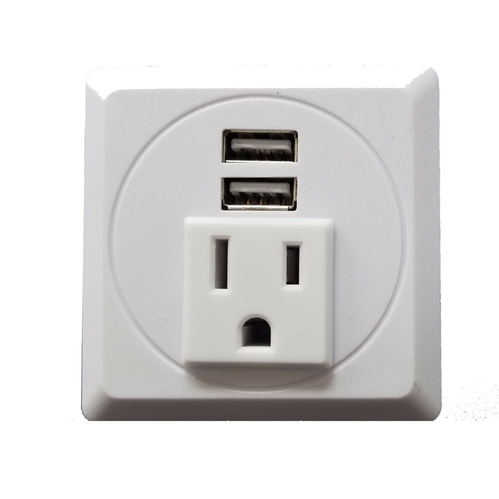 Power Grommet W/ 2 USB Charging Ports, Desktop Outlet W/ 1 AC Outlet ...