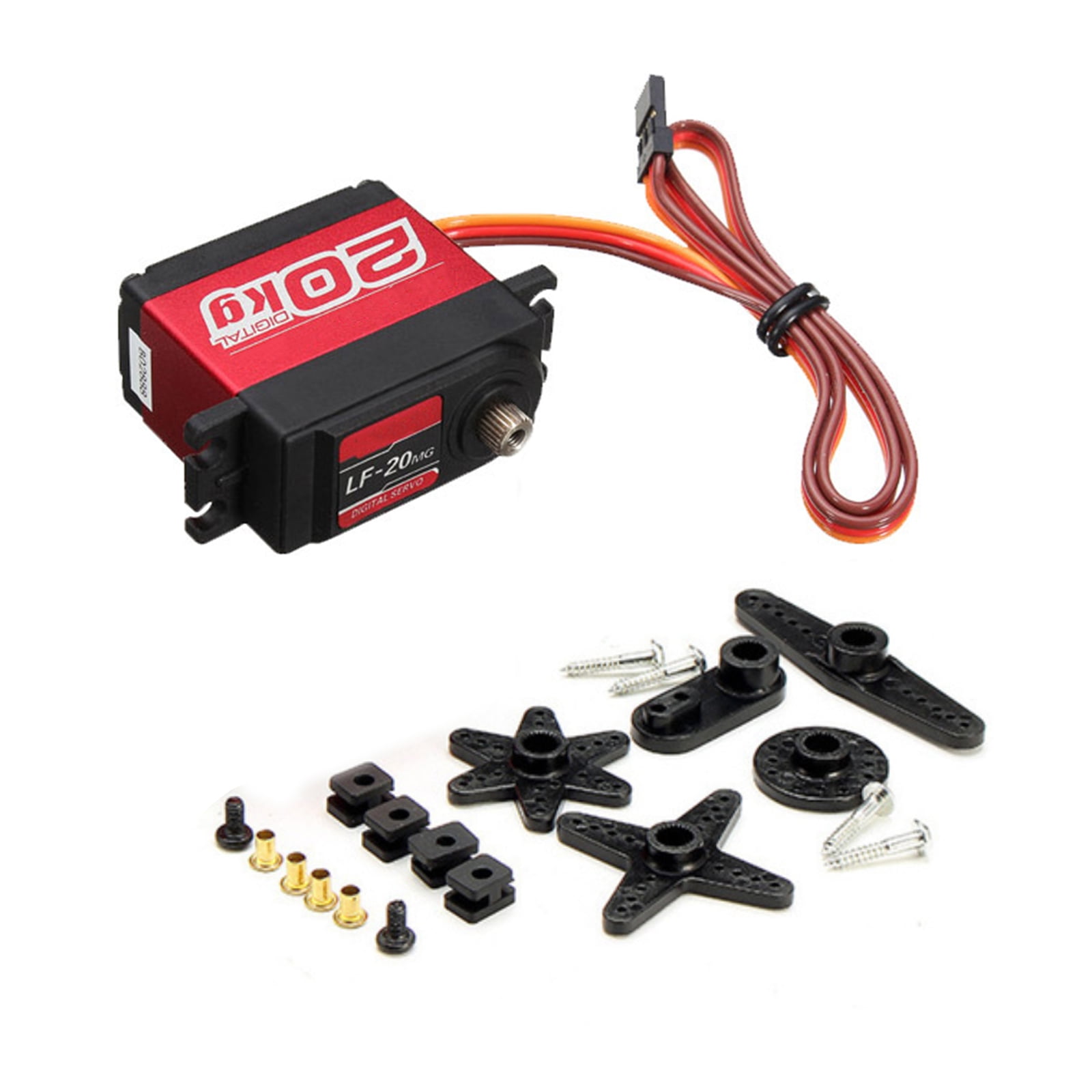 Power HD LF-20MG Digital Servo DC Motor 20KG LiFe High Torque Metal ...