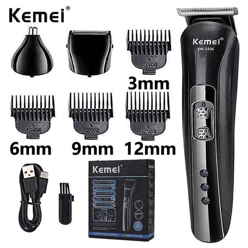 Power Hair Repair KM-1506 3 in 1 Electric Shaver USB Charging Hair ...