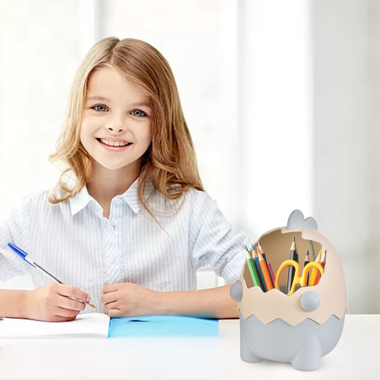 Power & Hand Tools : Minimalist Cute Cartoon Dinosaur Egg Pen Holder ...