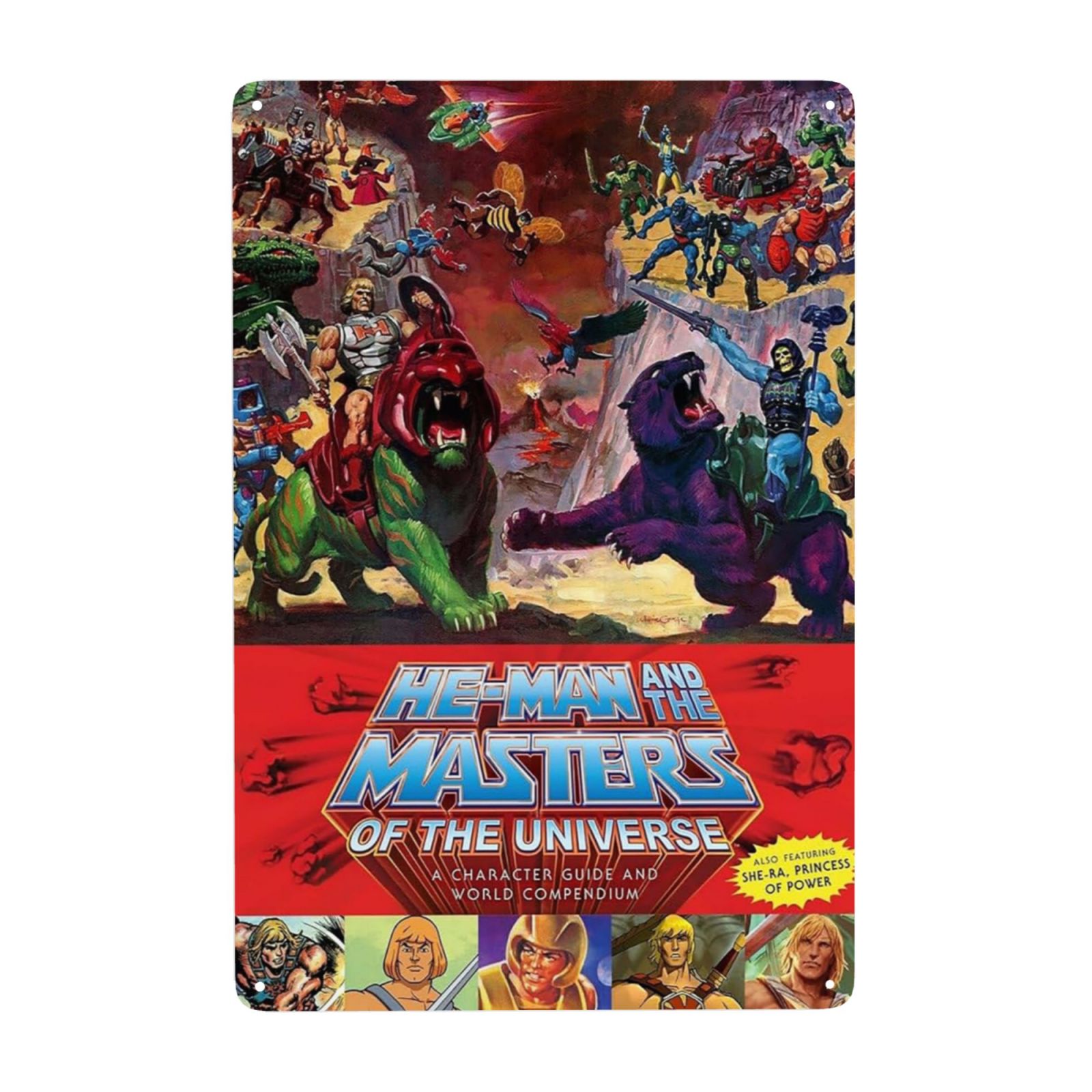 Power He'S Man And The Masters Of Universe Poster Vintage Tin Sign For ...