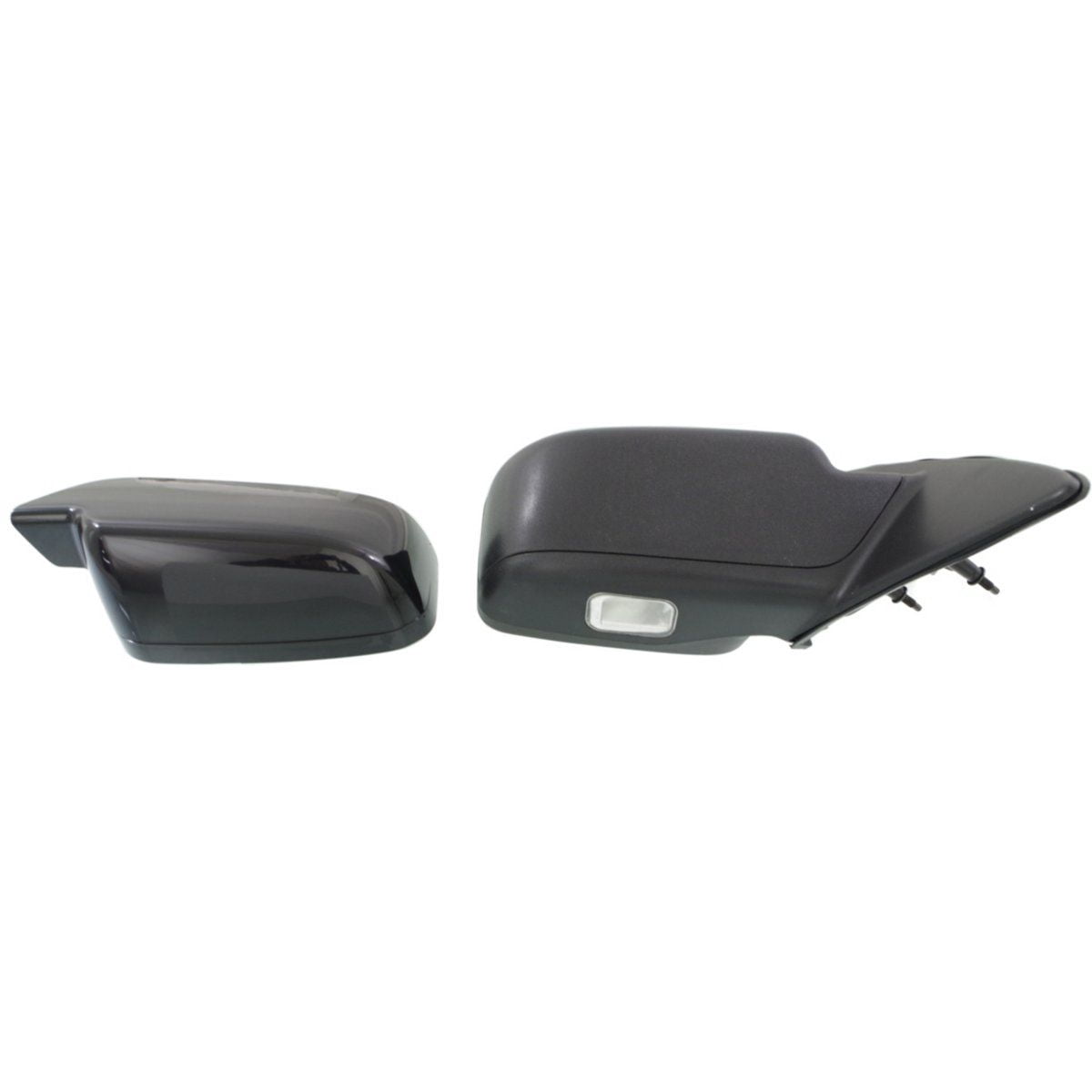 Power Heated Puddle Lamp Smooth Black Mirror RH Right Passenger for ...