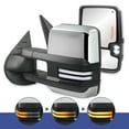 Power Heated Tow Mirrors With White Running Light For 2007-2014 Chevy ...