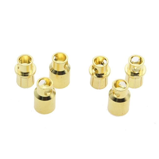 Power Hobby 8 mm High Current Bullet Connector - 3 Pair - Walmart.com