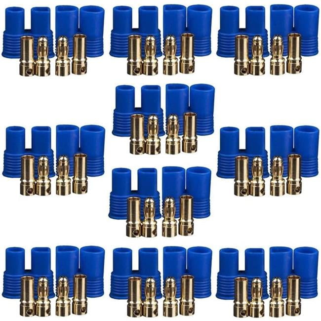 Power Hobby PHB5074 EC3 Male & Female Plugs - Pack of 40 - Walmart.com