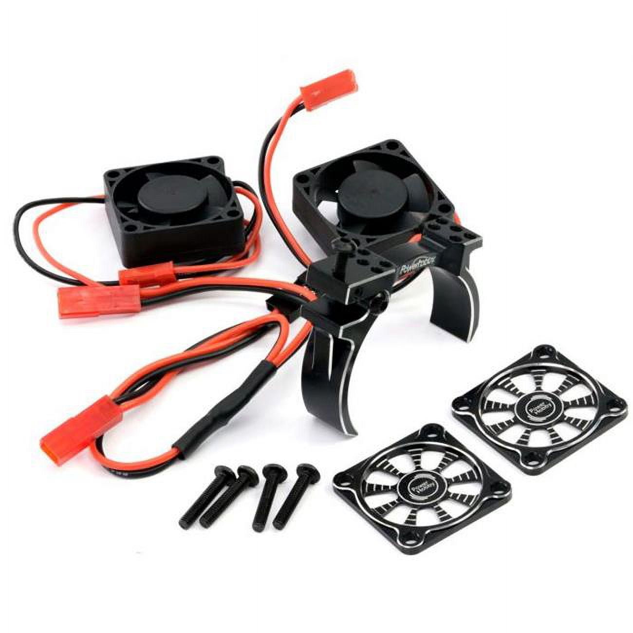 Power Hobby PHBPH1295BK 1-8 Scale Aluminum Heatsink 30 mm Twin Turbo ...