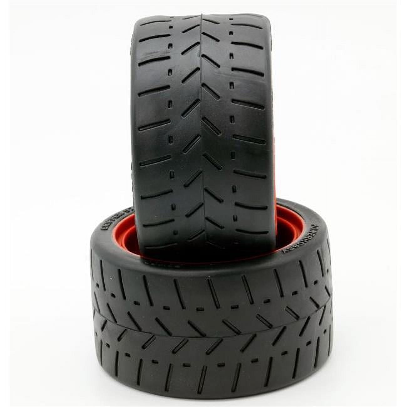 Power Hobby PHBPHT5102R 17 mm 1-8 Gripper 54-100 Belted Mounted Tires ...