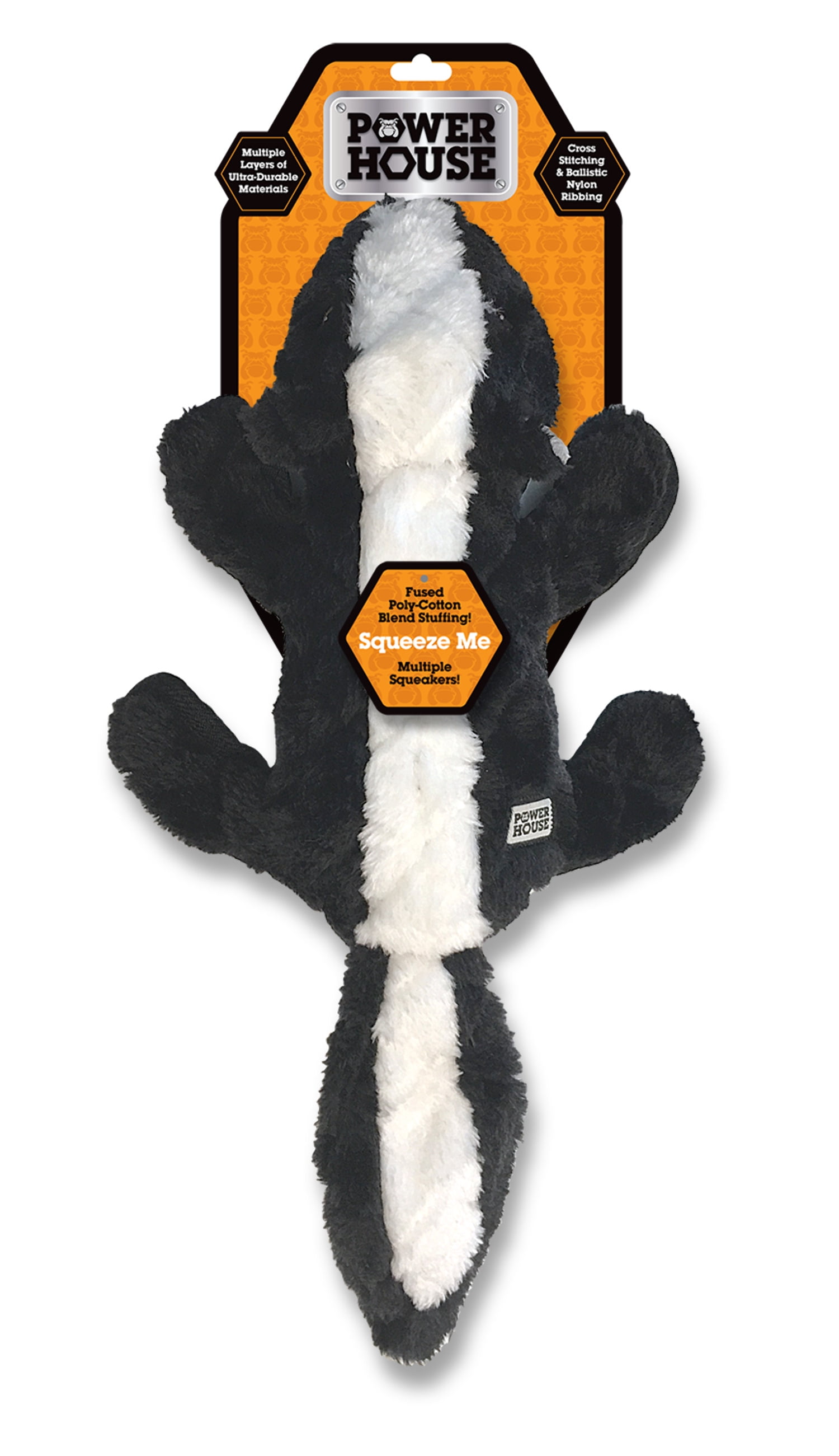 Power House Large Skunk Dog Toy - KTR Group - Walmart.com