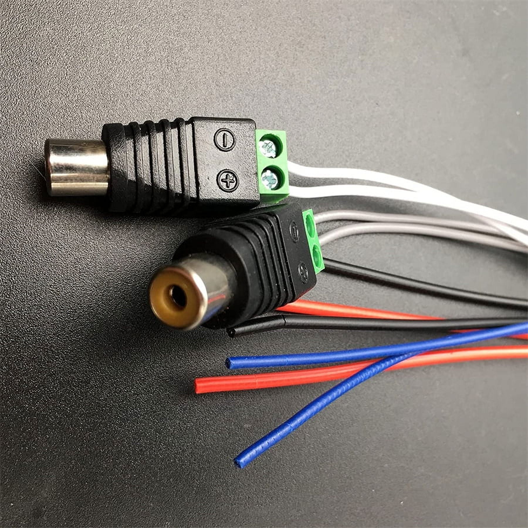 Power Input Speaker 10 Pin Harness Plug Rca Connector For Dual Tbx10A ...
