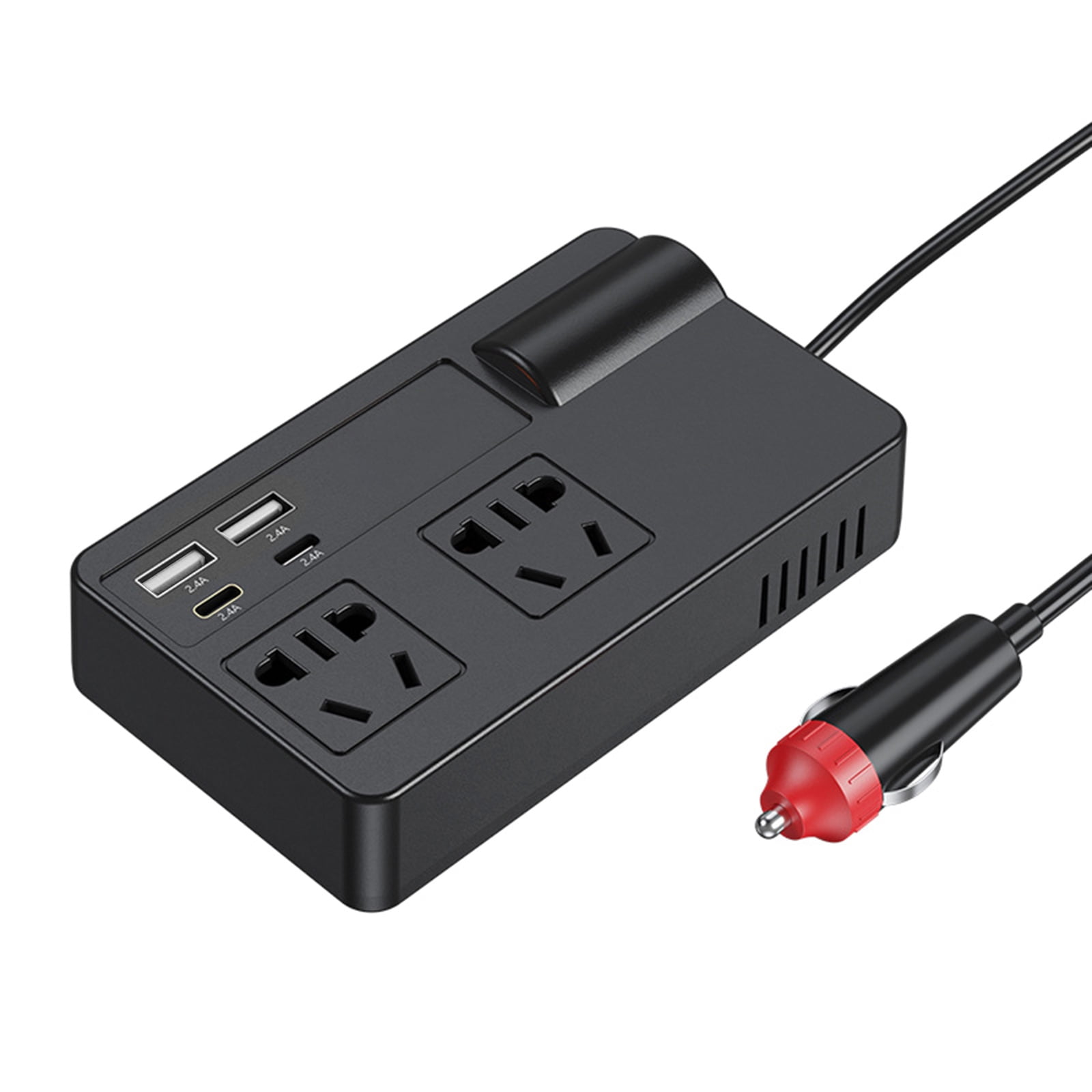 Power Inverter Car Plug Adapter Outlet for Road Trip Voltages Converter ...