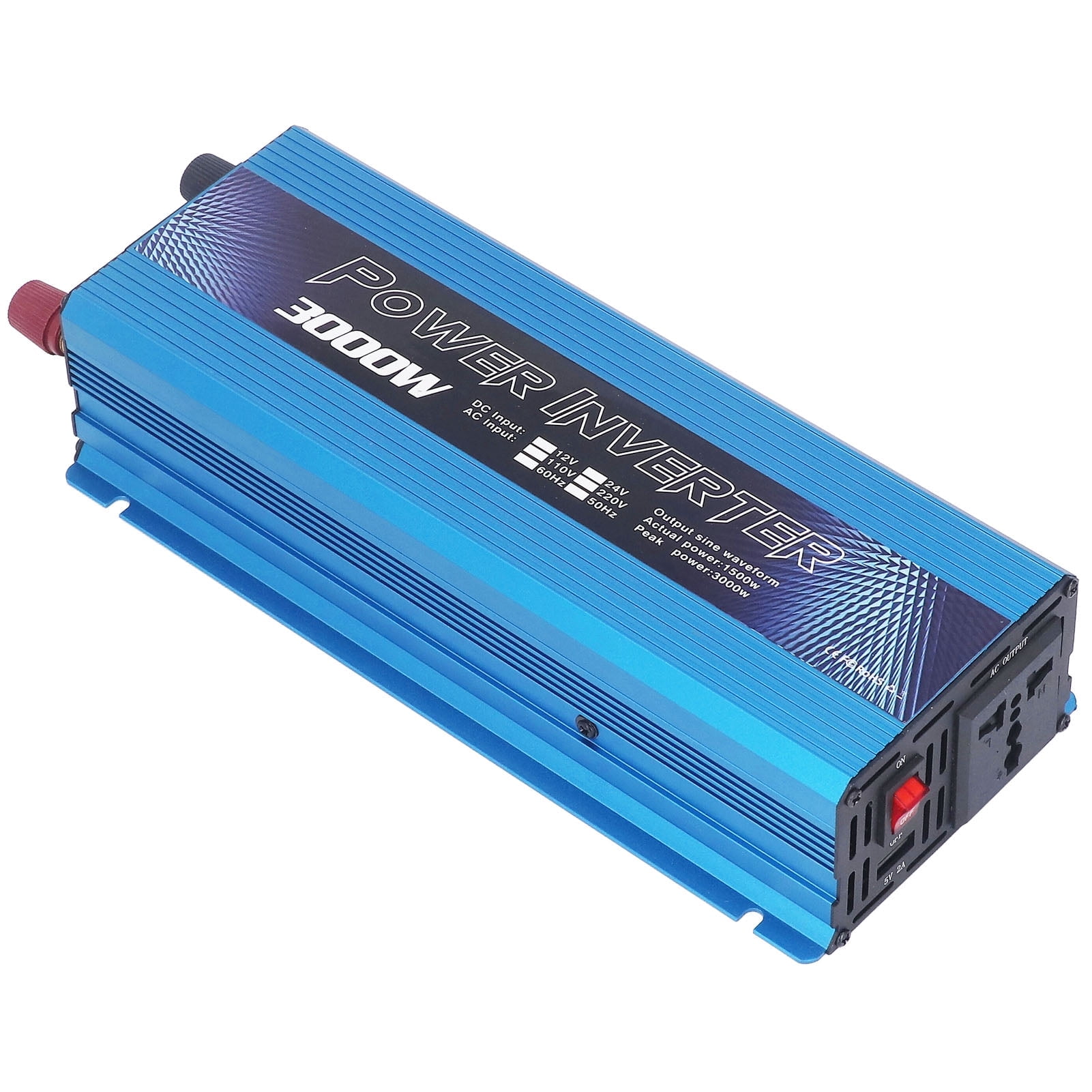 Power Inverter, Car Power Inverter Sine Converter, 3000W DC 12V To AC ...