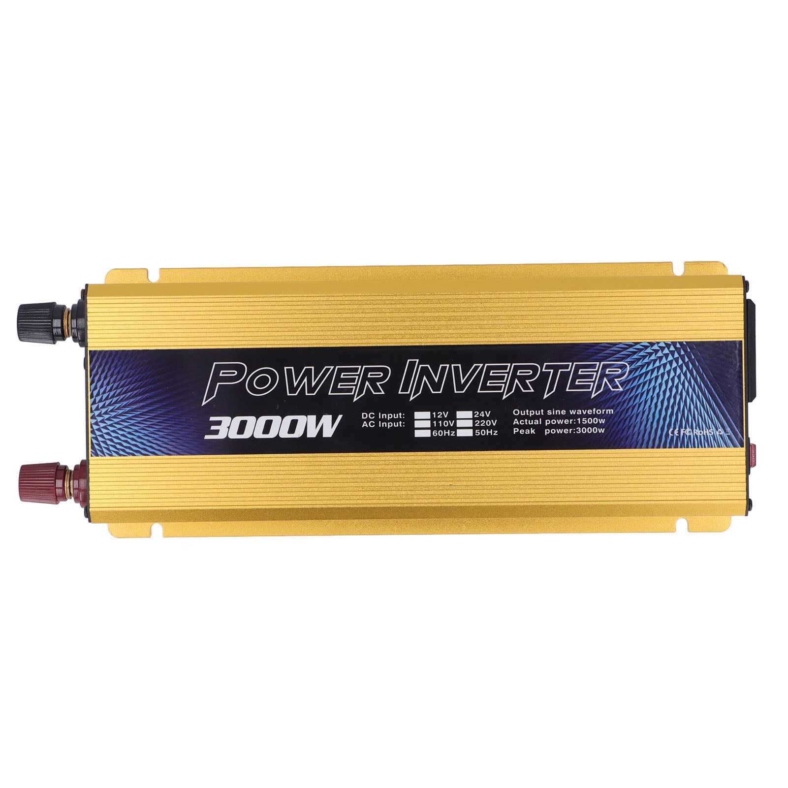 Power Inverter, Car Power Inverter Sine Converter, 3000W DC 12V to AC ...