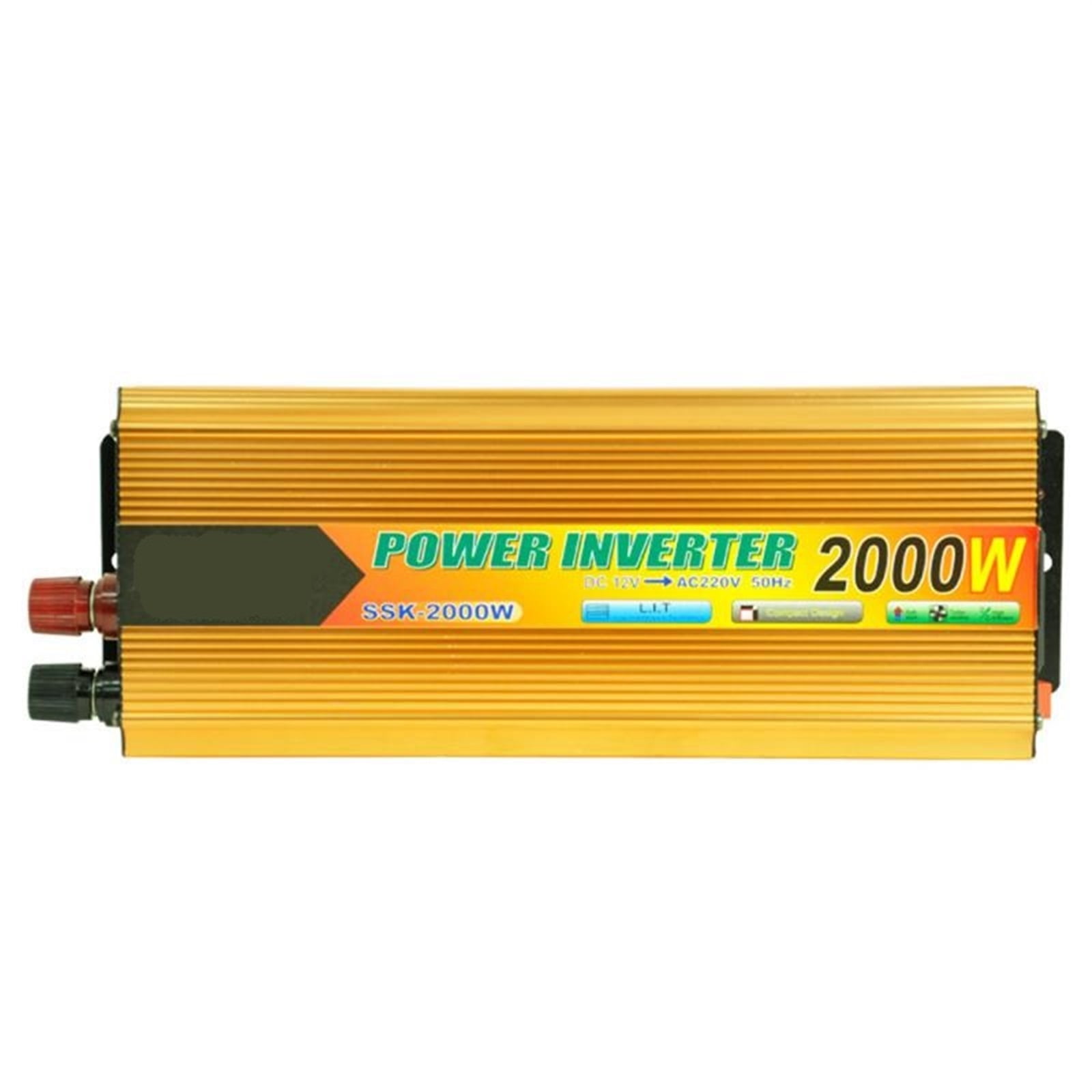 Power Inverter DC to AC Pure Sine Wave 500W-2000W Transformer Convert ...