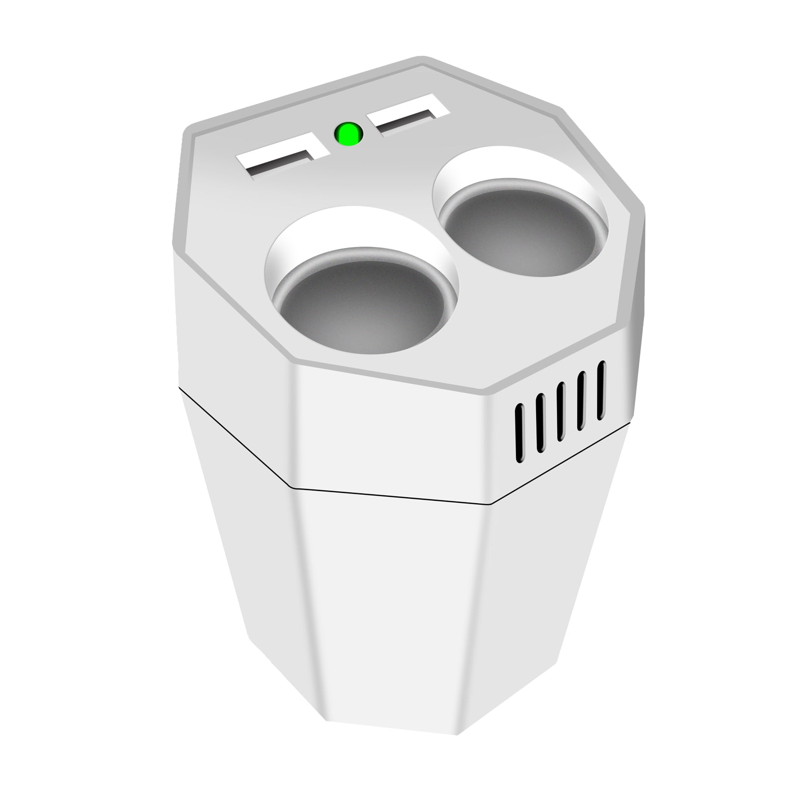 Power Inverter Dual USB Port Air Purification ABS Car Cup Inverter ...