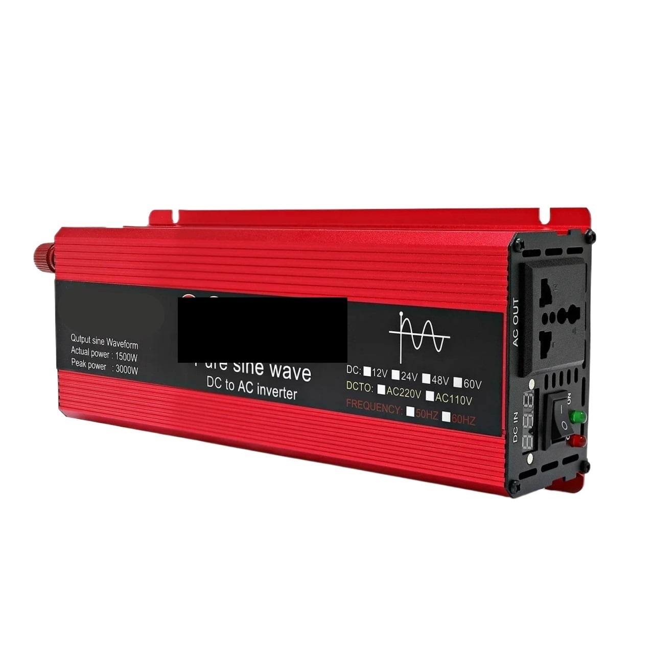 Power Inverter1000W 2000W 2200W 3000W Convert Battery DC To AC Pure ...
