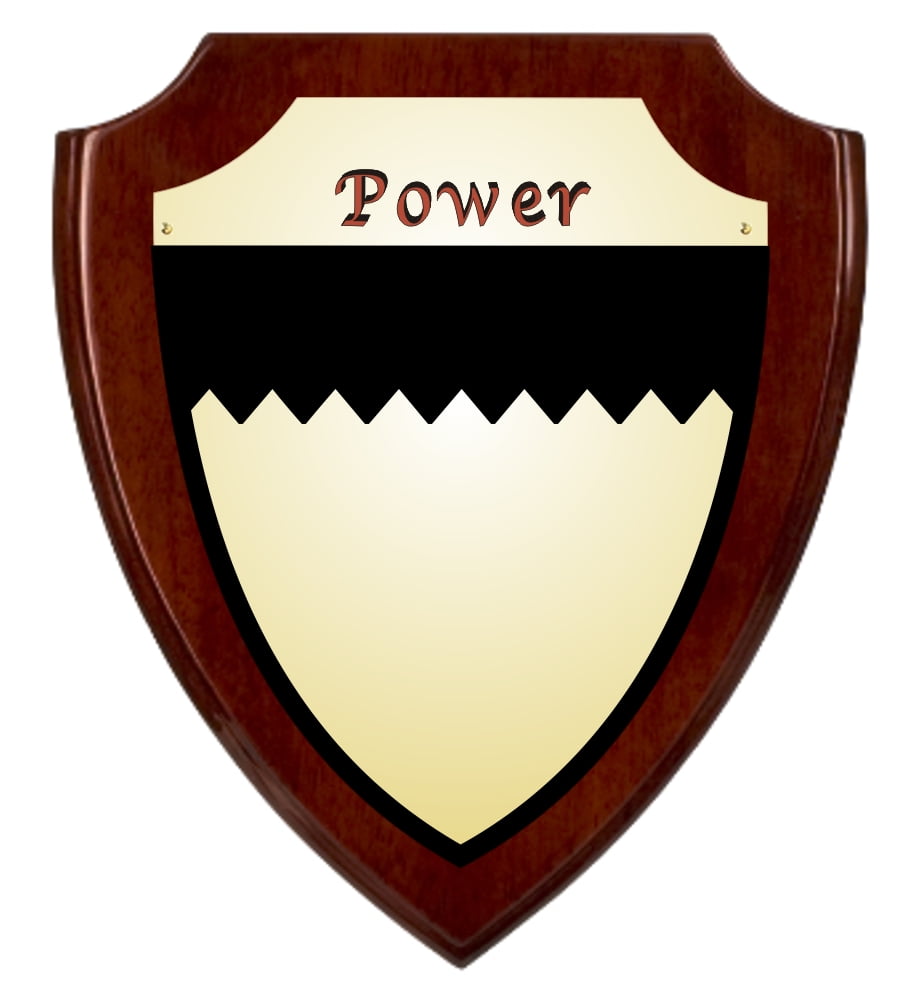 Power Irish Coat of Arms Shield Plaque - Rosewood Finish - Walmart.com