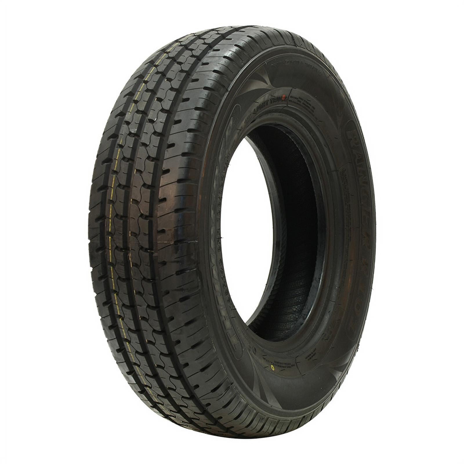 Power King Solid Trac Premium Trailer Tire, 175/80D13 91L C, Reinforced ...