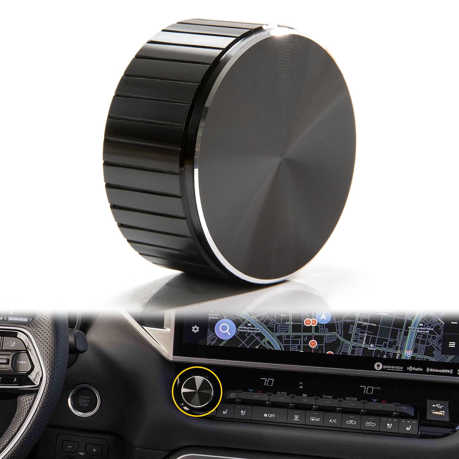 Power Knob Display Volume Radio Control Replacement Fit for Toyota ...