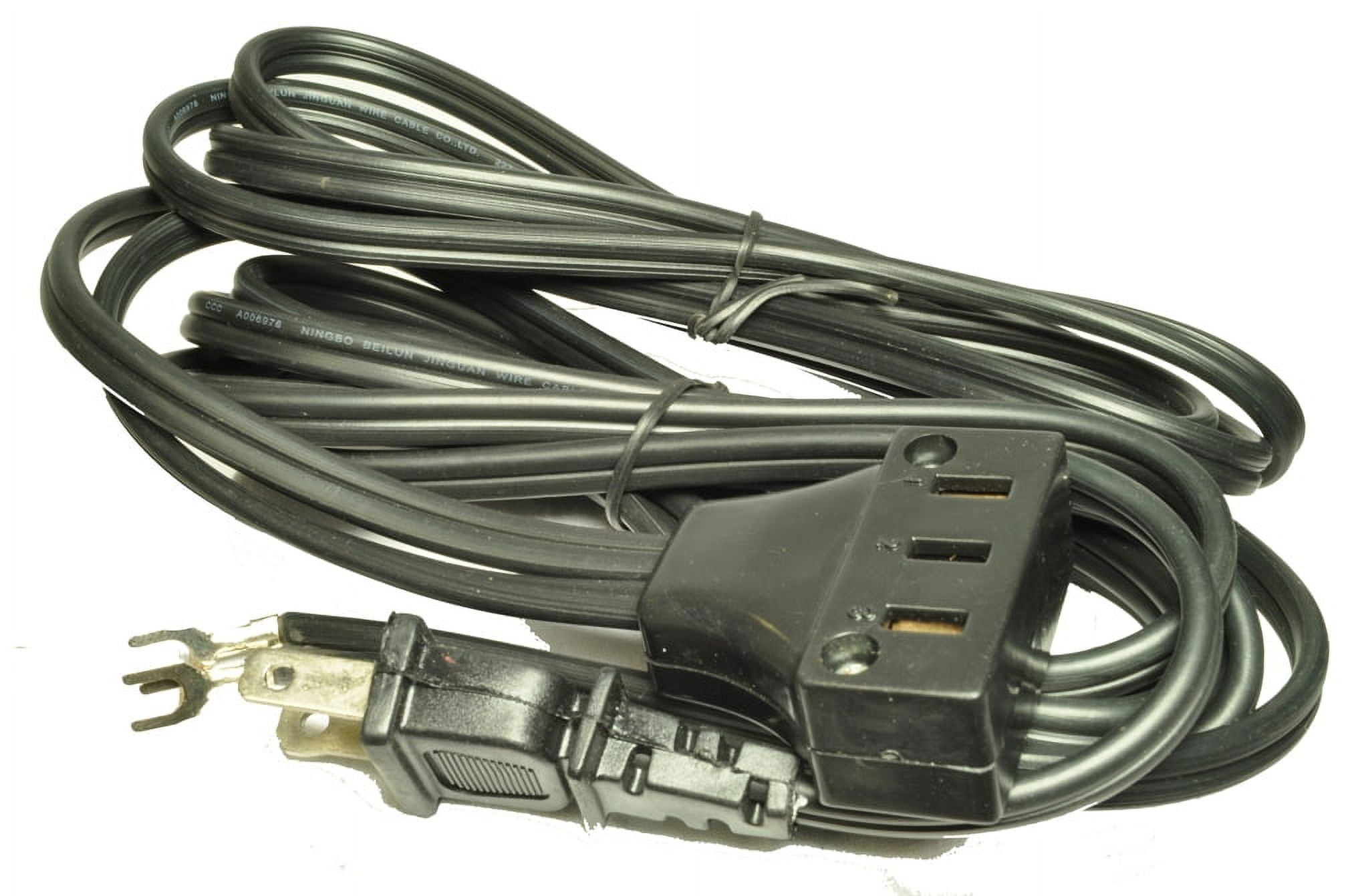 Power Lead Cord, Fits: White Sewing Machines, 3 pin plug - Walmart.com