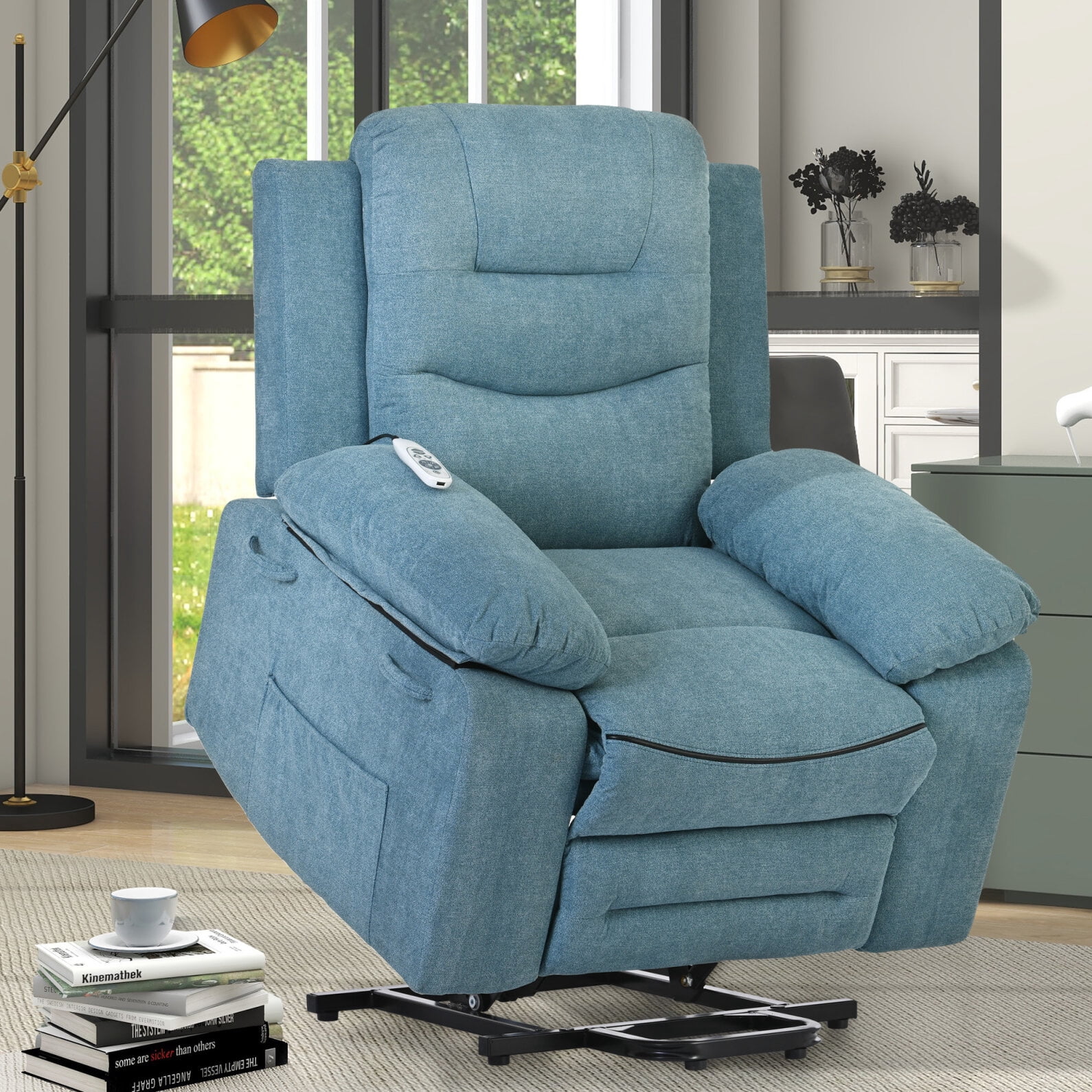 Power Lift Recliner Chair with Adjustable Massage and Heat for Elderly ...