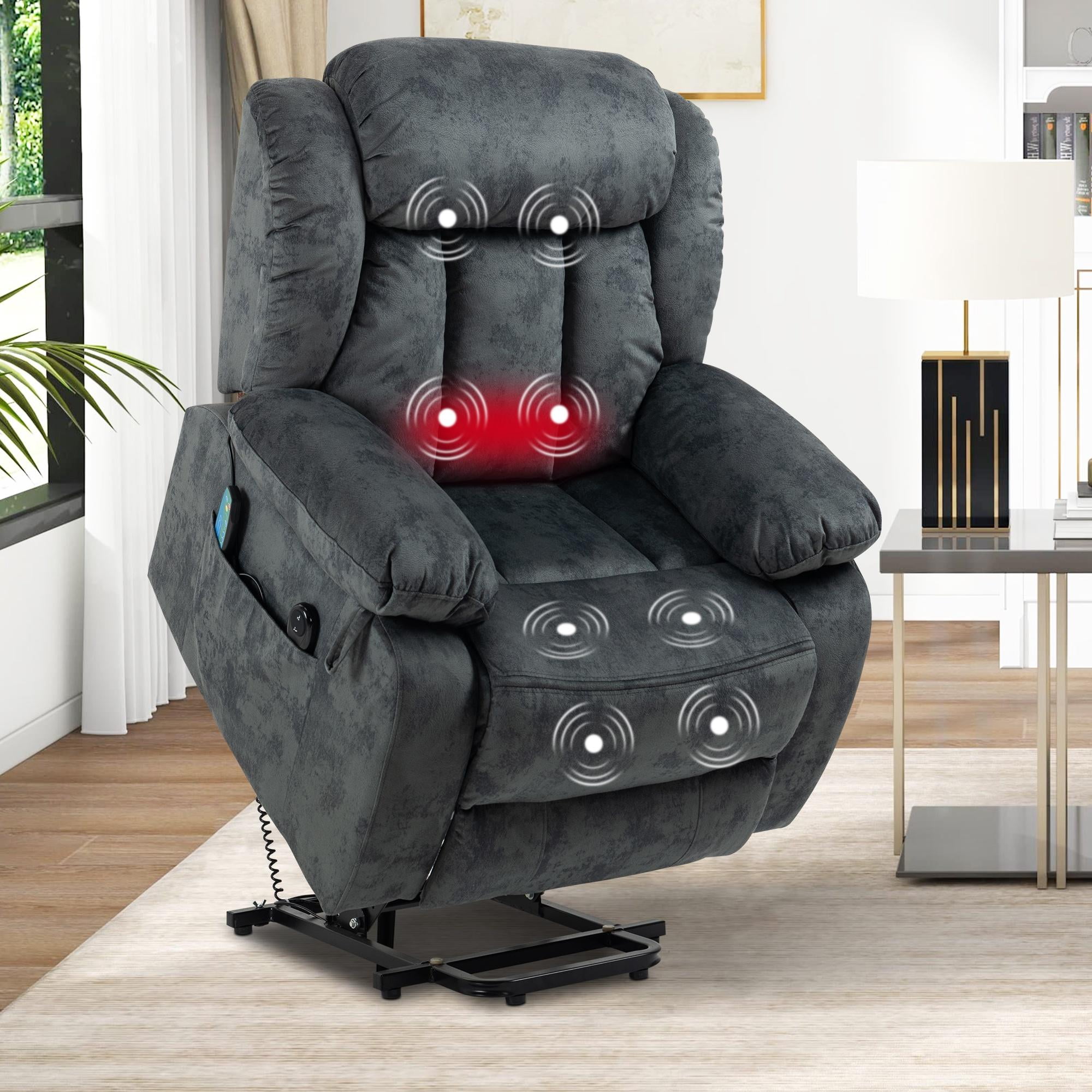 Power Lift Recliner Chair for the Elderly, BTMWAY Elderly Recliner ...