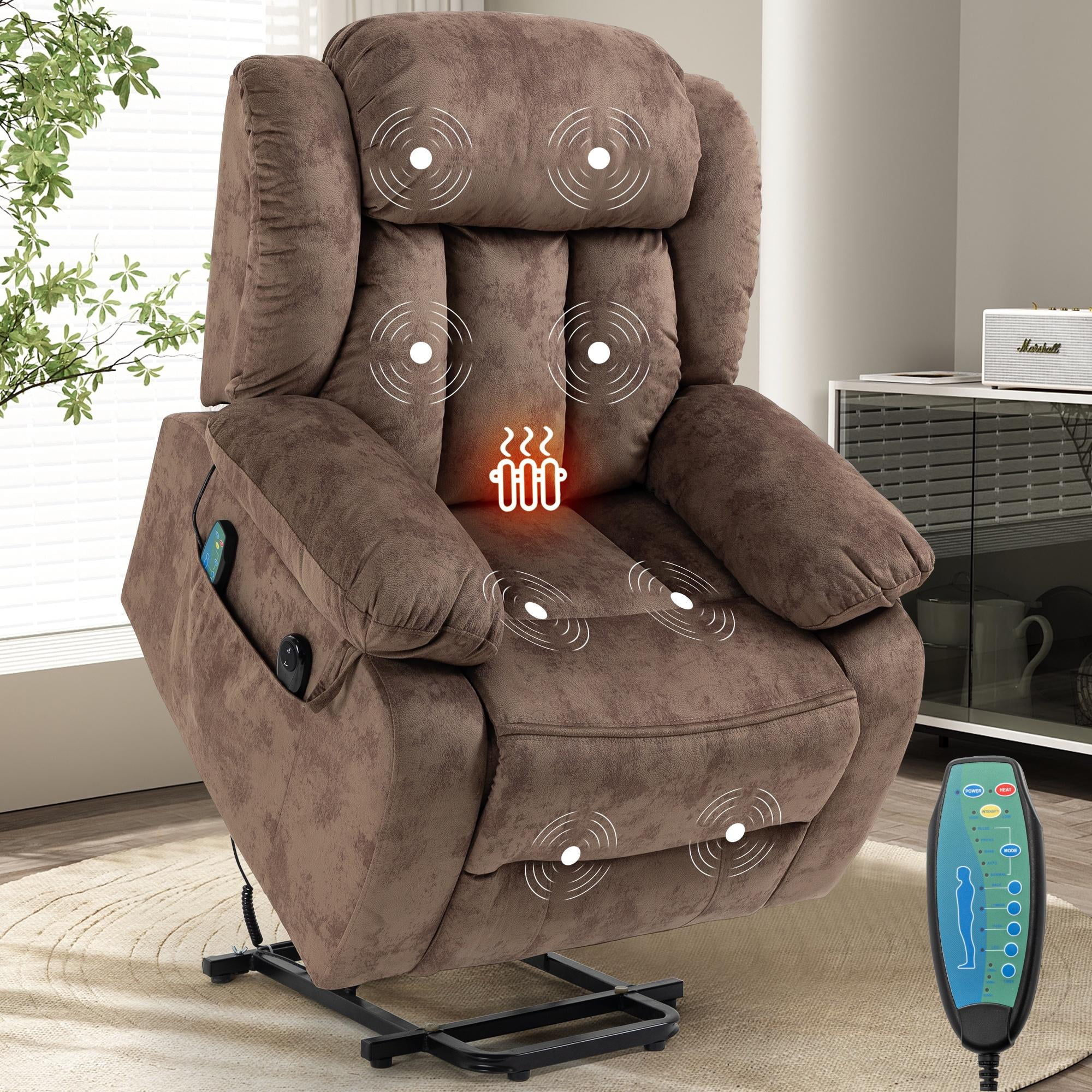 Motorized Power Lift Recliner for Adults, Heavy Duty, Remote Control ...