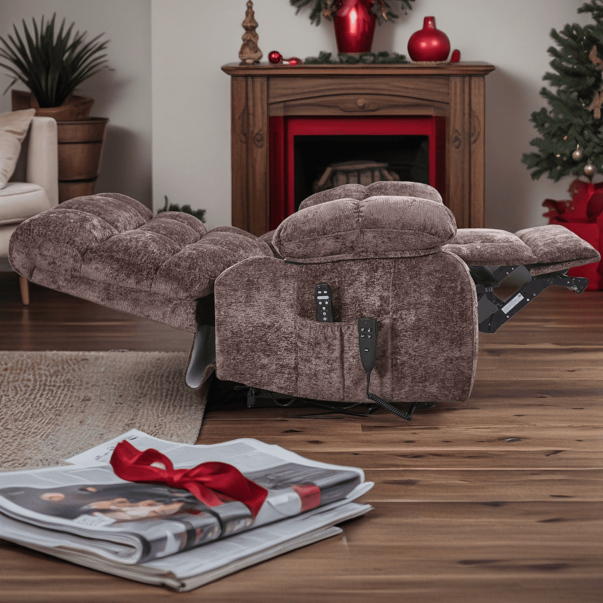 Power Lift Recliner Chair, Heat Massage Dual Motor Infinite Position ...