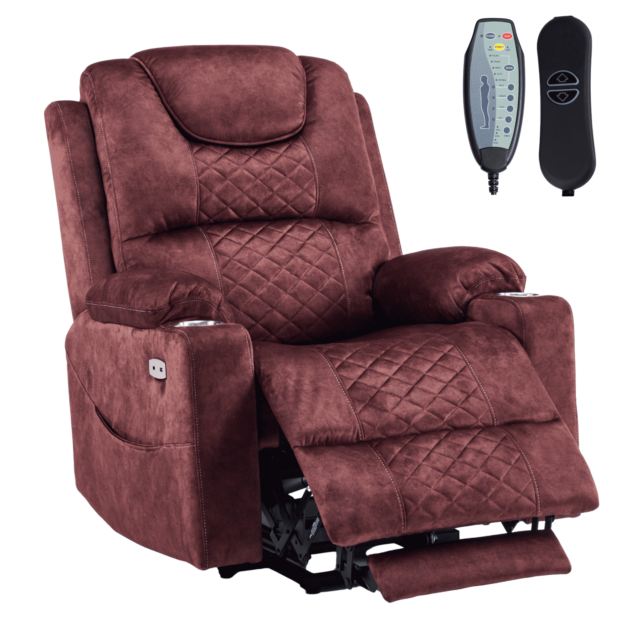 Power Lift Recliner Chair with Massage & Heat for Elderly, Power ...