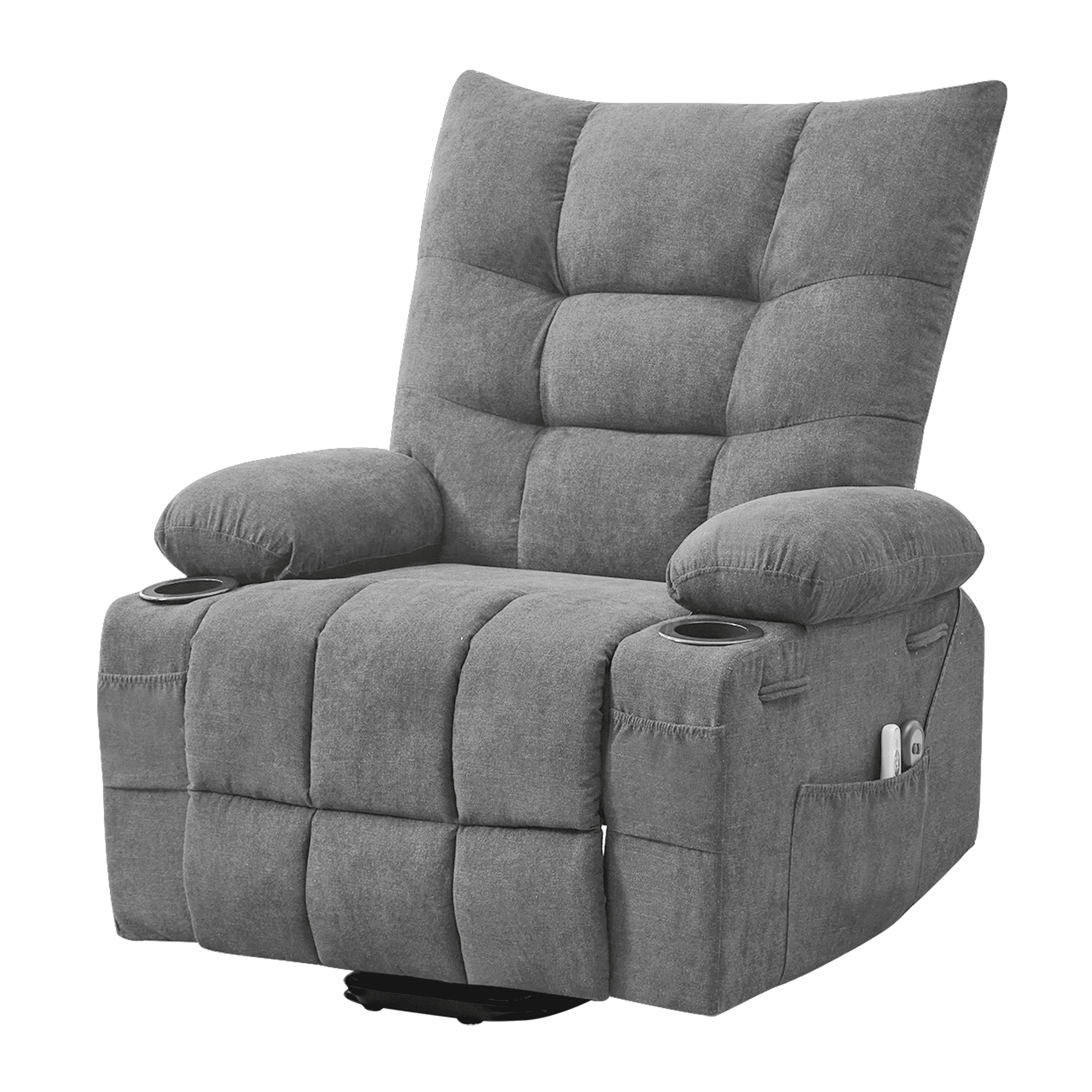 Power Lift Recliner Chair with Massage & Heat - Oversized Rocker ...