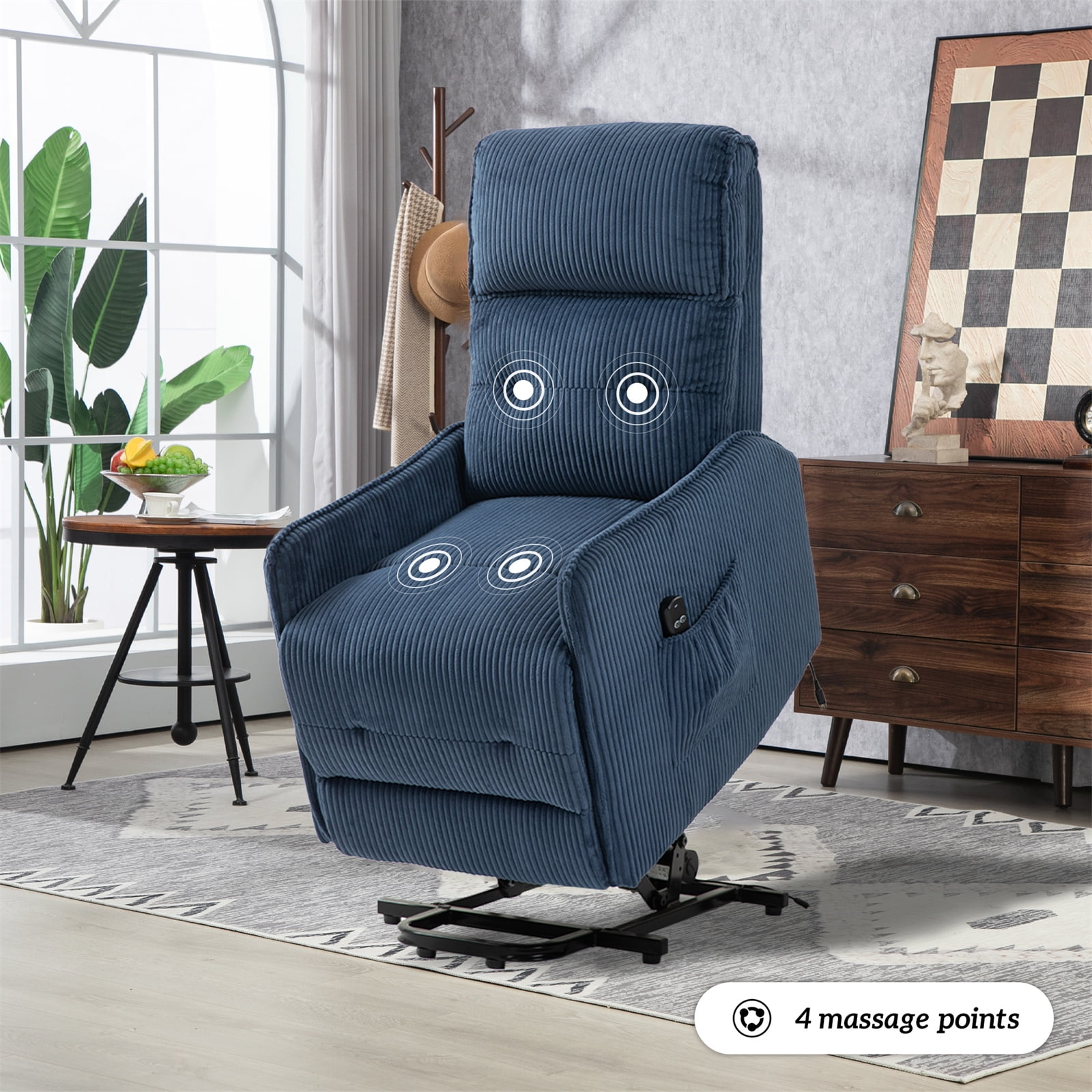 Power Lift Recliner Chair with Massage, Remote Control, Electric ...