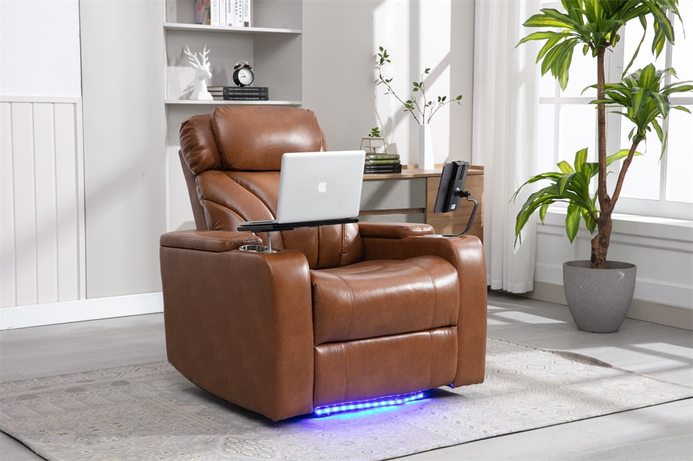 Power Lift Recliner Chair with USB Charging Port and Hidden Arm Storage ...