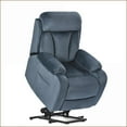 Power Lift Recliner for Elderly, Fabric Electric Reclining Sofa with ...