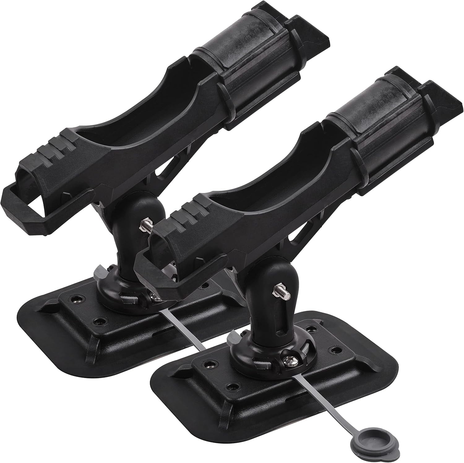 Power Lock Rod Holder with 2 Side Mounts Adjustable Boat Fishing Rod ...