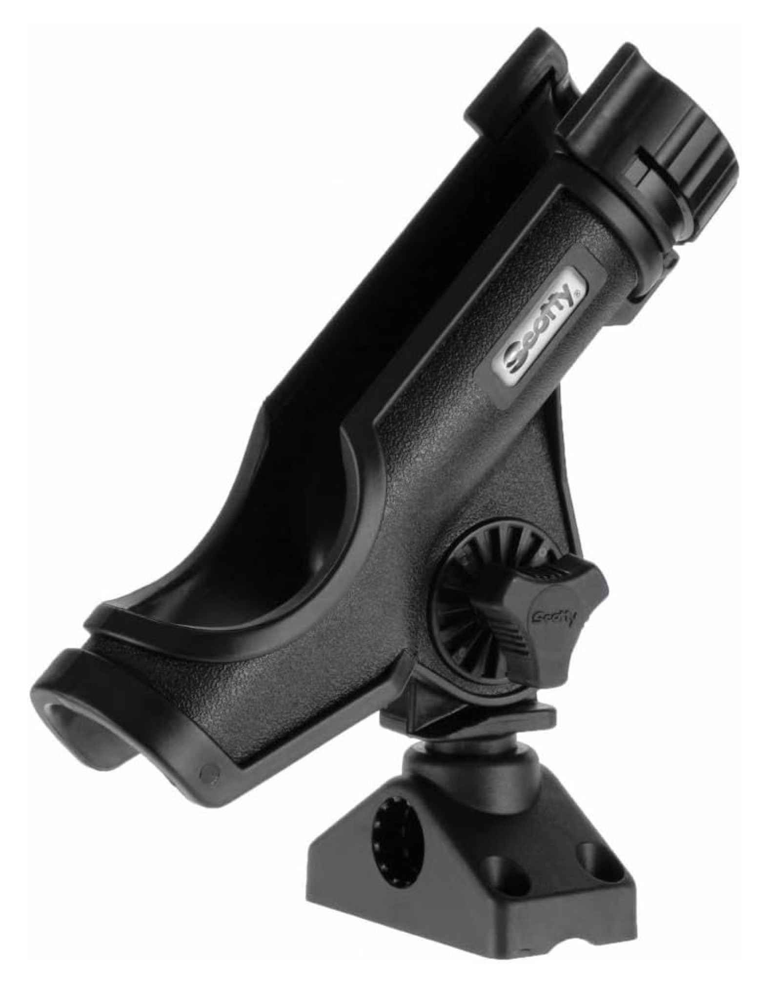 Power Lock Rod Holder with 241 Side/Deck Mount - Black - Walmart.com
