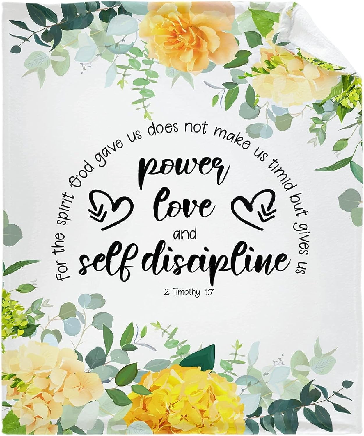 Power Love and Self Discipline Blanket for Fall Winter Spring All ...