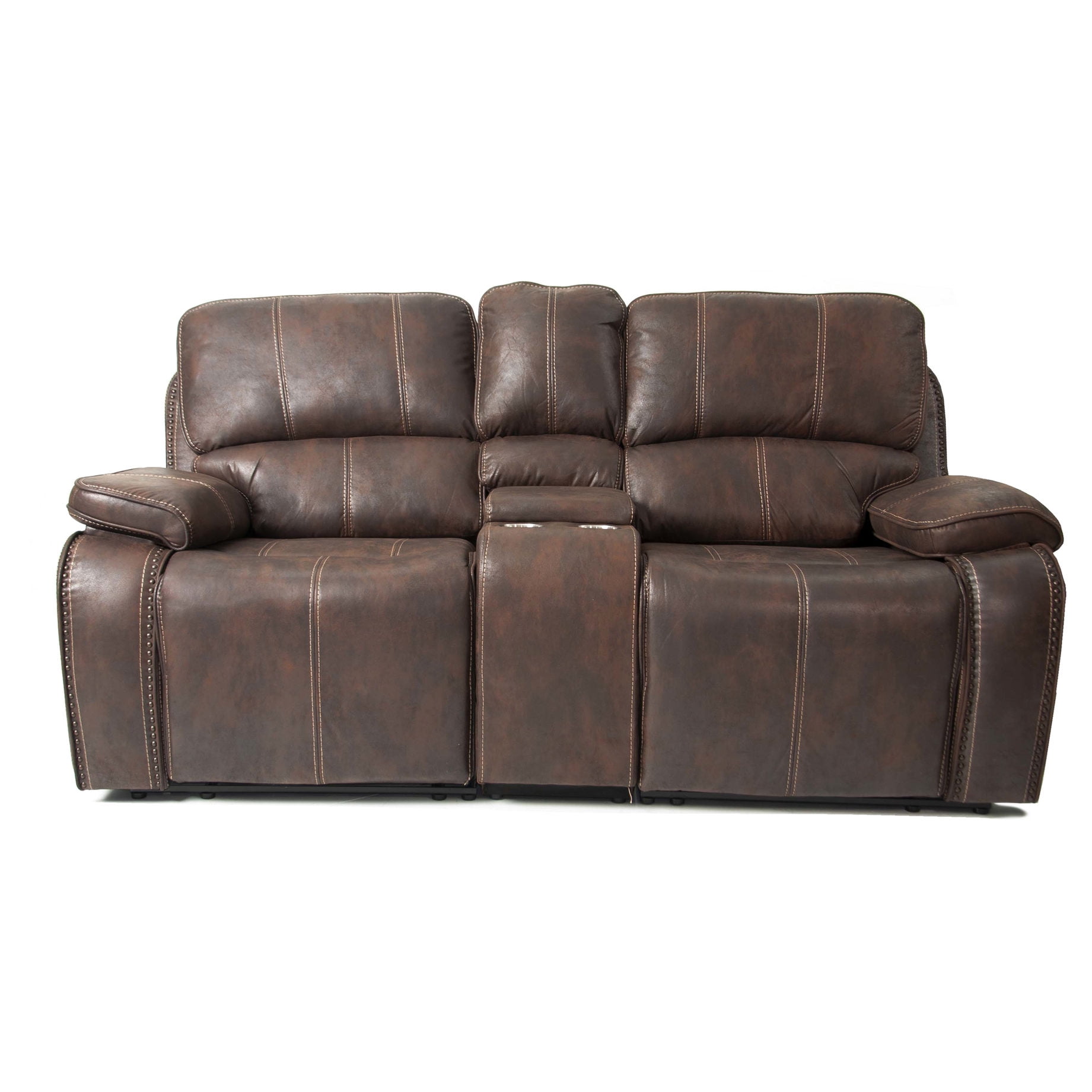 Power Loveseat | Good for Outdoor - like Indoor Spaces | Chocolate ...