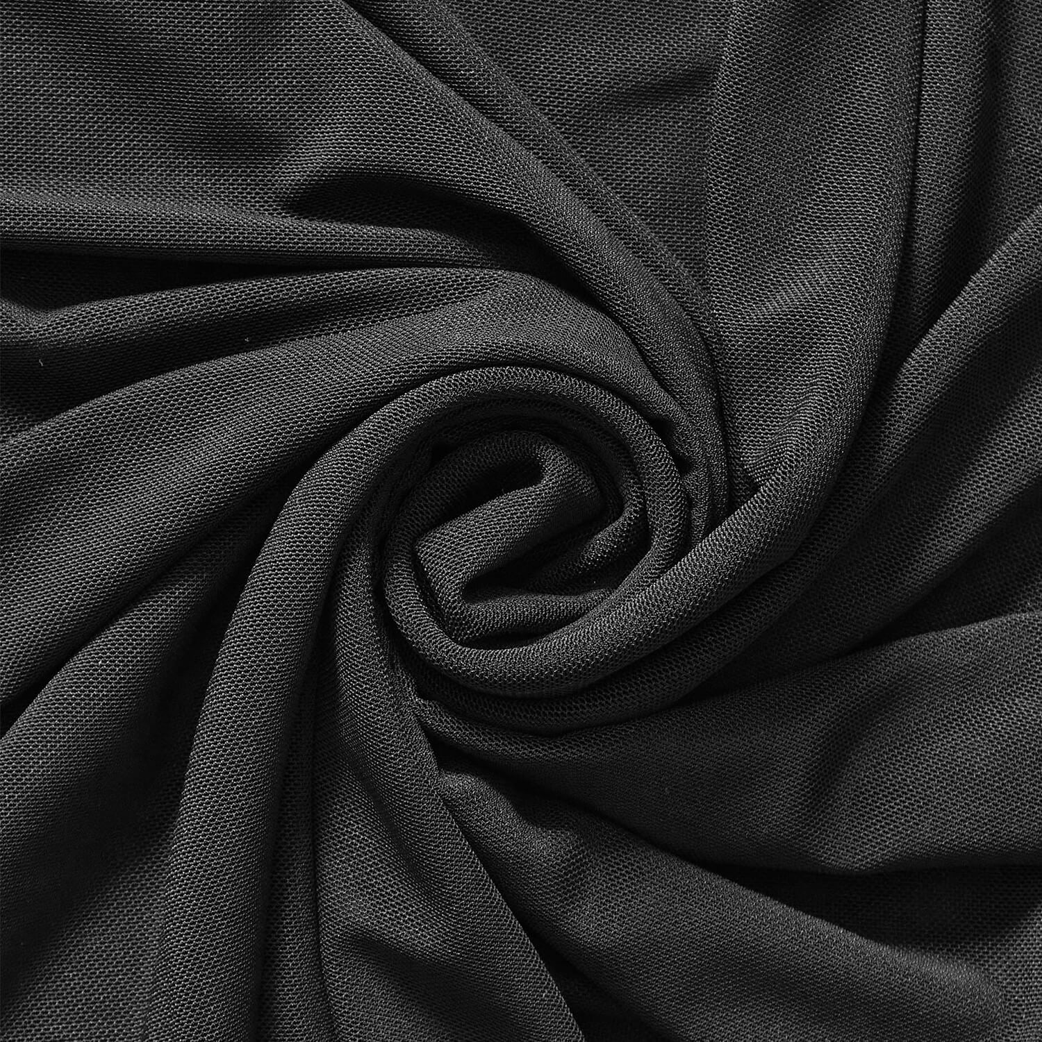 Power Mesh Stretch Nylon Spandex 100 GSM Sheer Lightweight Fabric By ...
