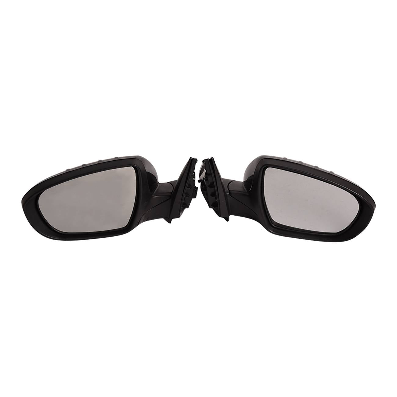 Power Mirror Manual Folding Pair Black Left Right Side Assembly with ...