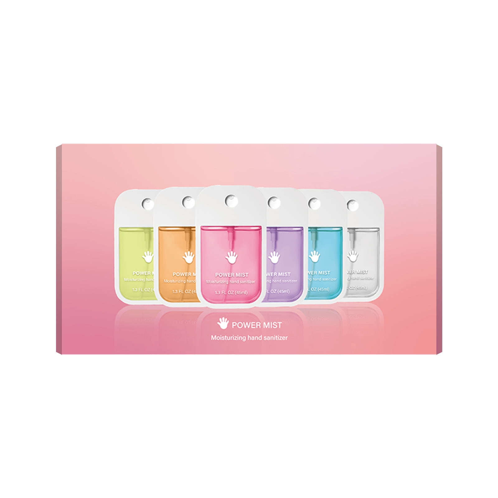 Power Mist Hydrating Hand Sanitizer Spray, Portable Travel-Size, 6 ...